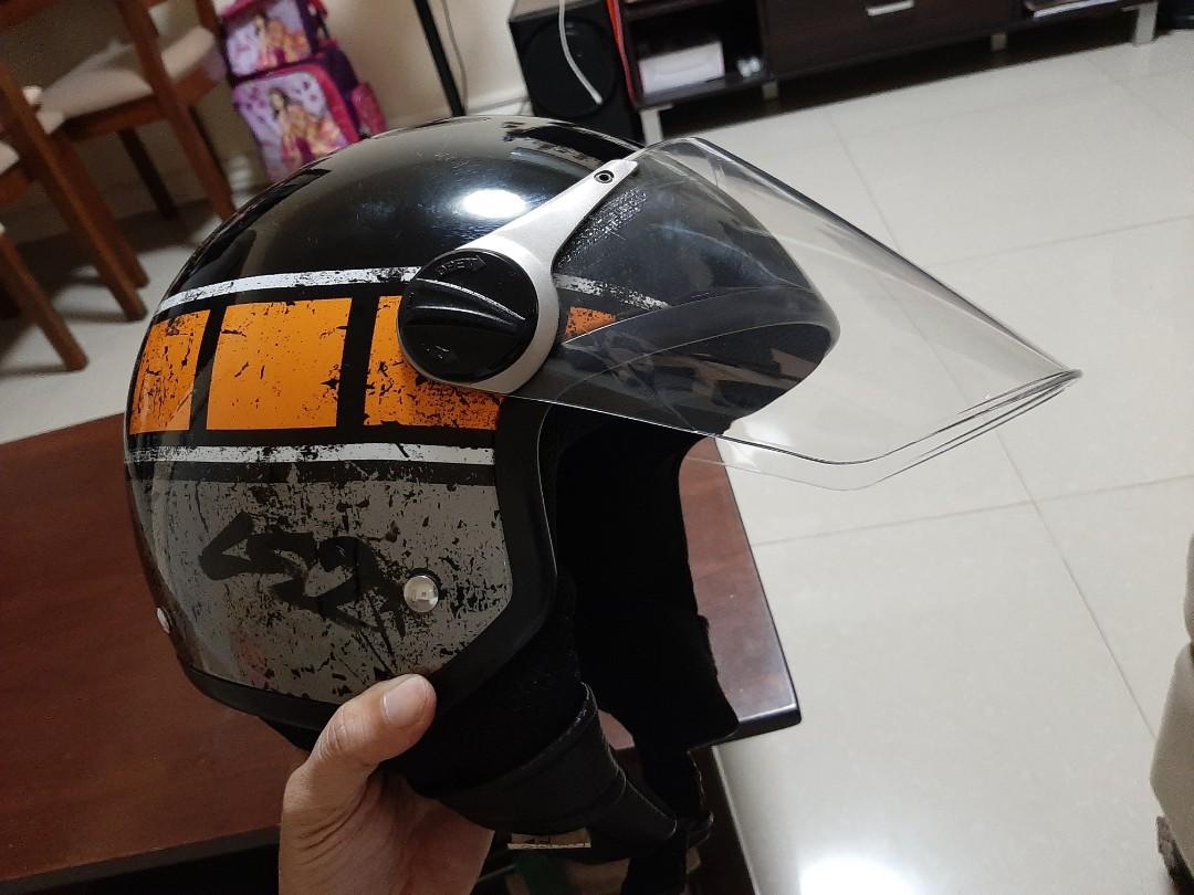 LS2 Rook. Half face helmet Size: Large, Motorbikes, Motorbike Parts ...