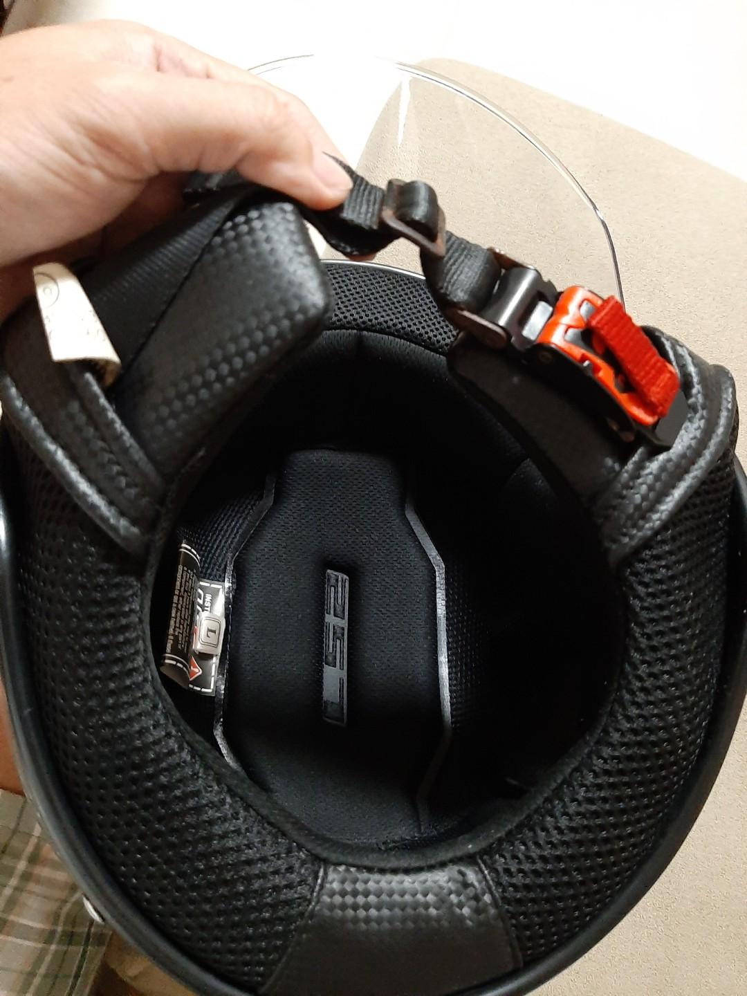 LS2 Rook. Half face helmet Size: Large, Motorbikes, Motorbike Parts ...