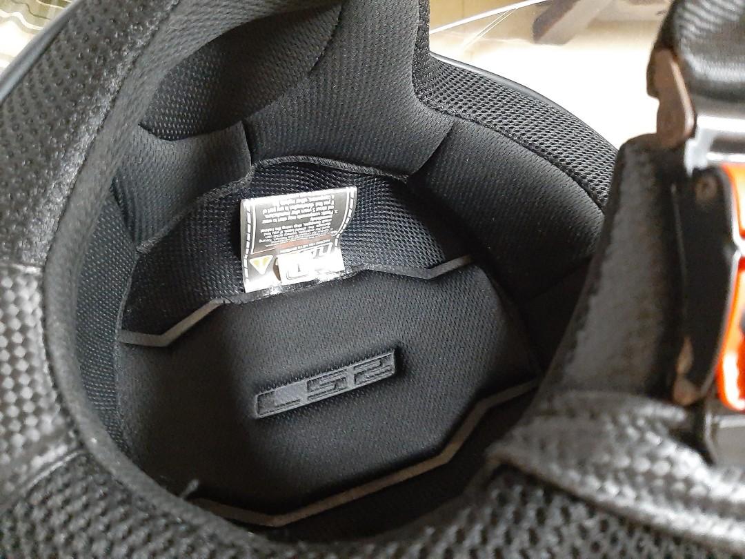 LS2 Rook. Half face helmet Size: Large, Motorbikes, Motorbike Parts ...