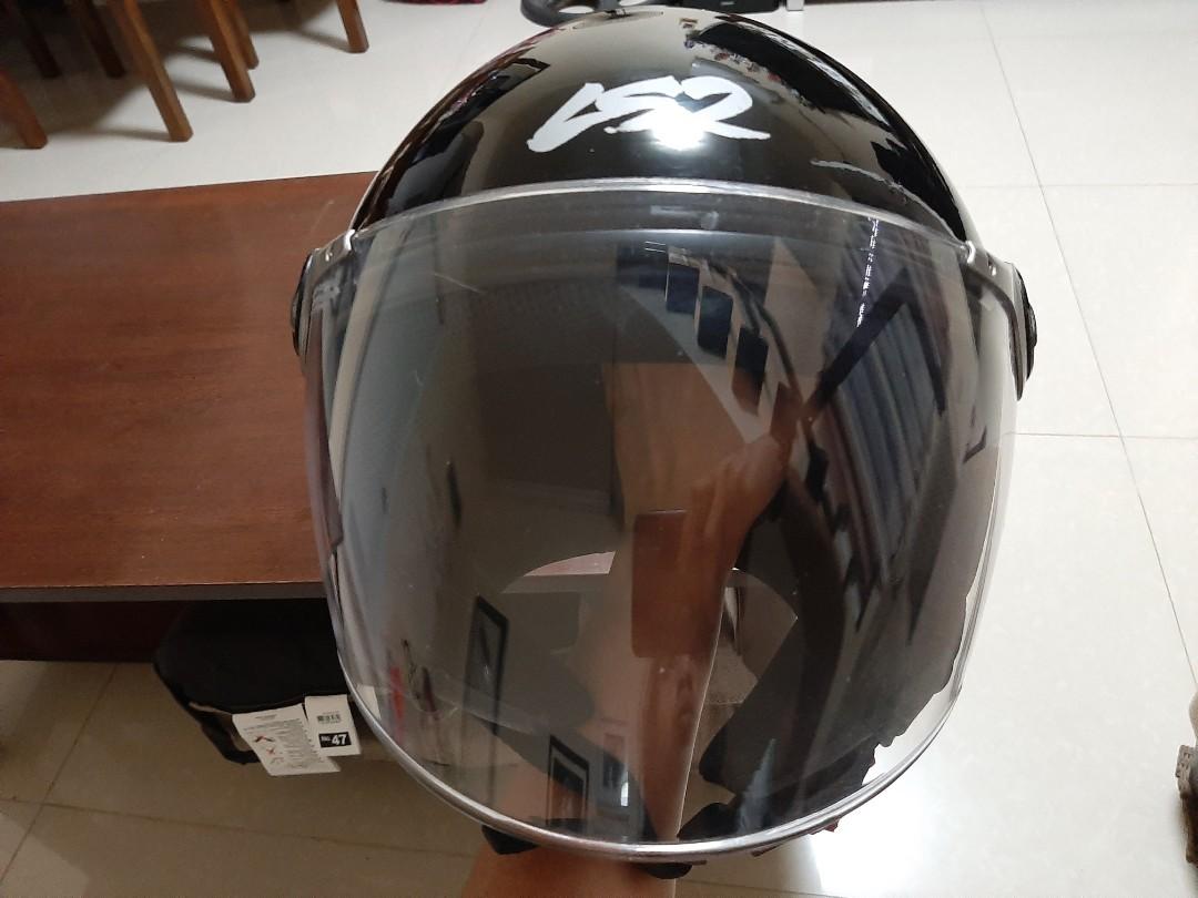 LS2 Rook. Half face helmet Size: Large, Motorbikes, Motorbike Parts ...