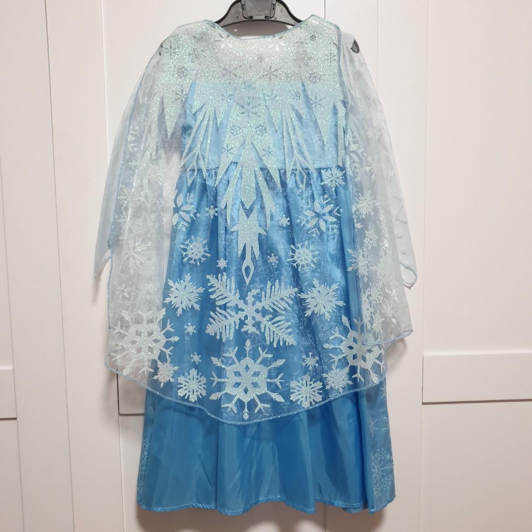 Mothercare Disney Frozen Queen Princess Elsa Dress Costume With Cape ...