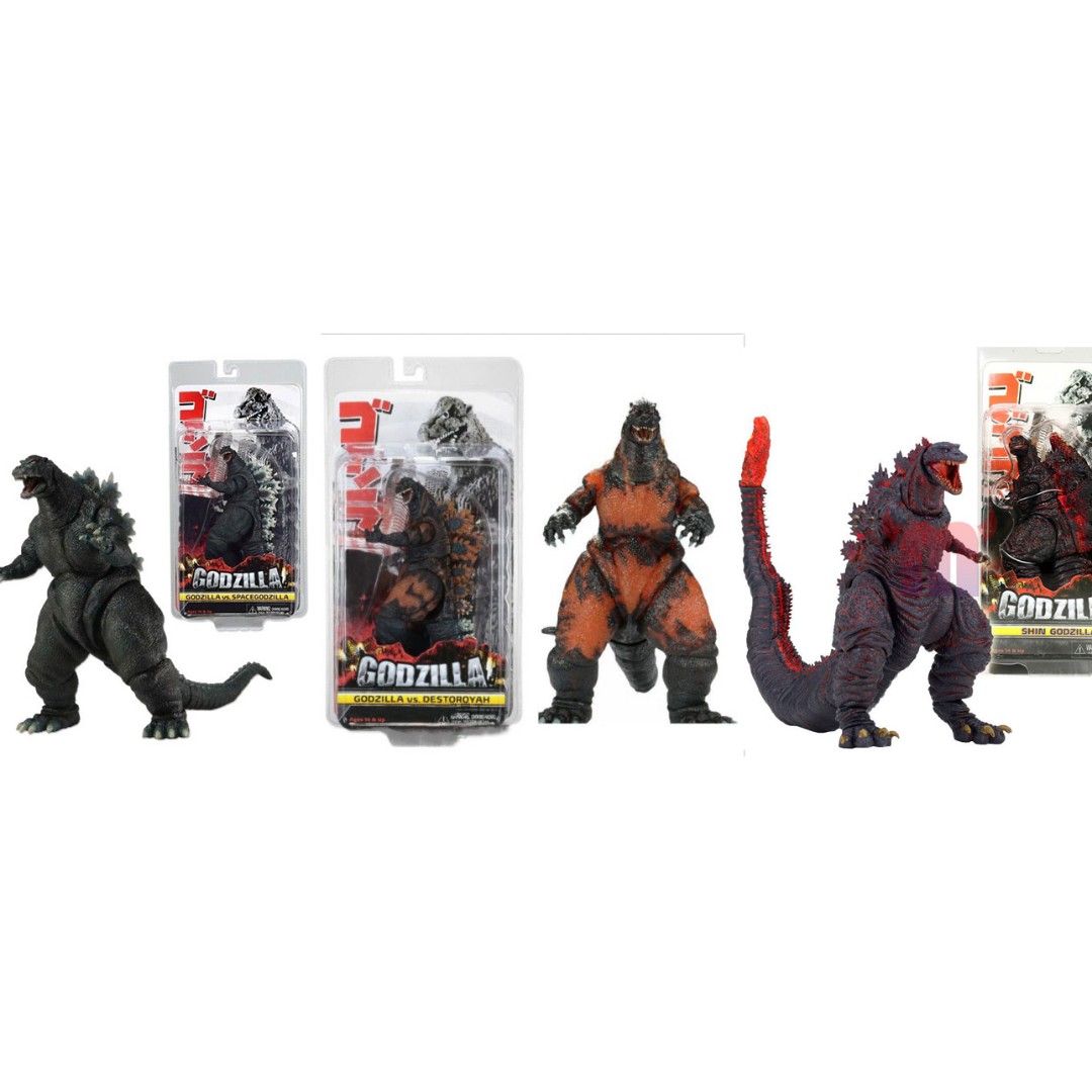 Neca Shin Godzilla Fire Monster Lizard Tyrannosaurus Rex Figure Toy ...