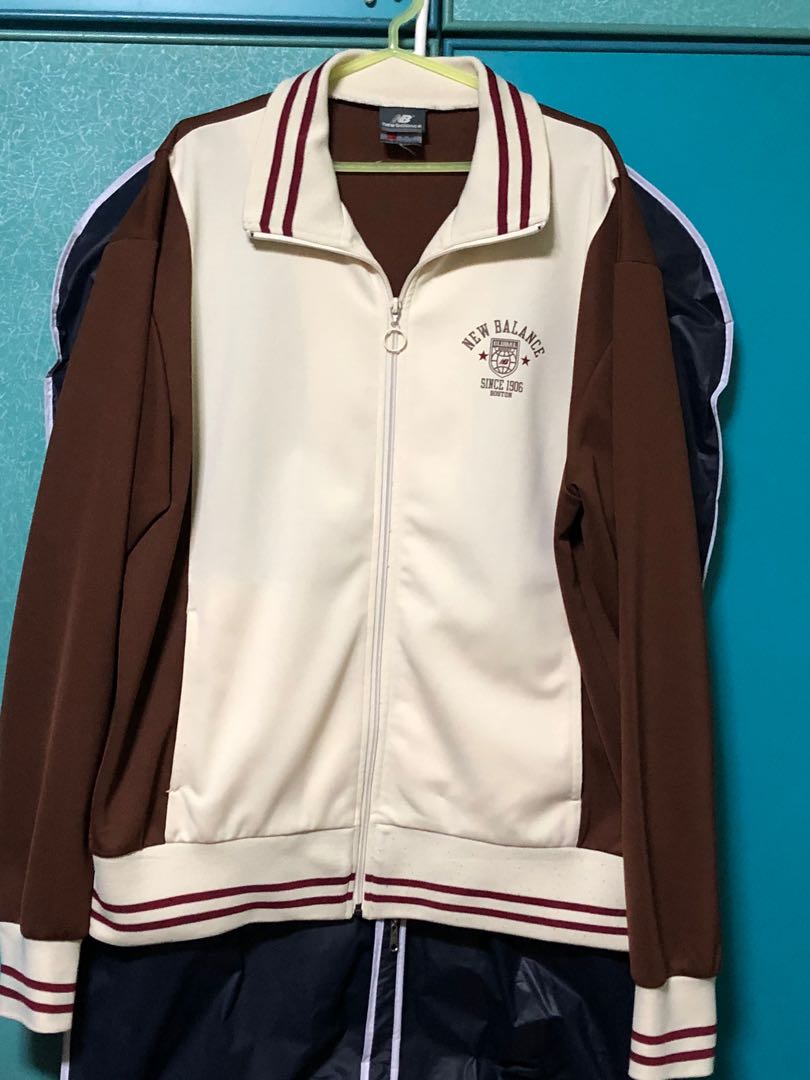 New balance authentic jersey style jacket, Men's Fashion, Coats ...