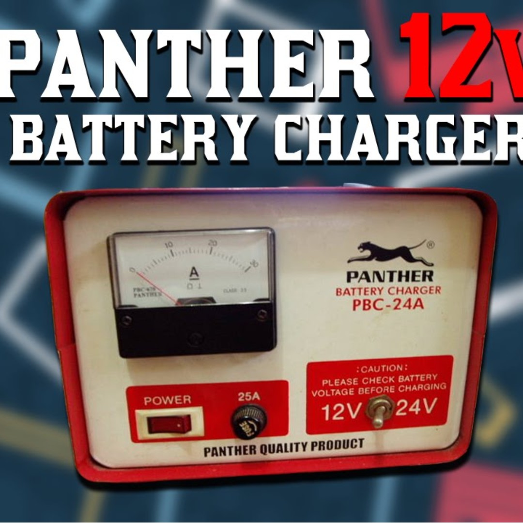 PANTHER Battery Charger 6 Amp / 12 and 24 Amperes, Computers & Tech ...