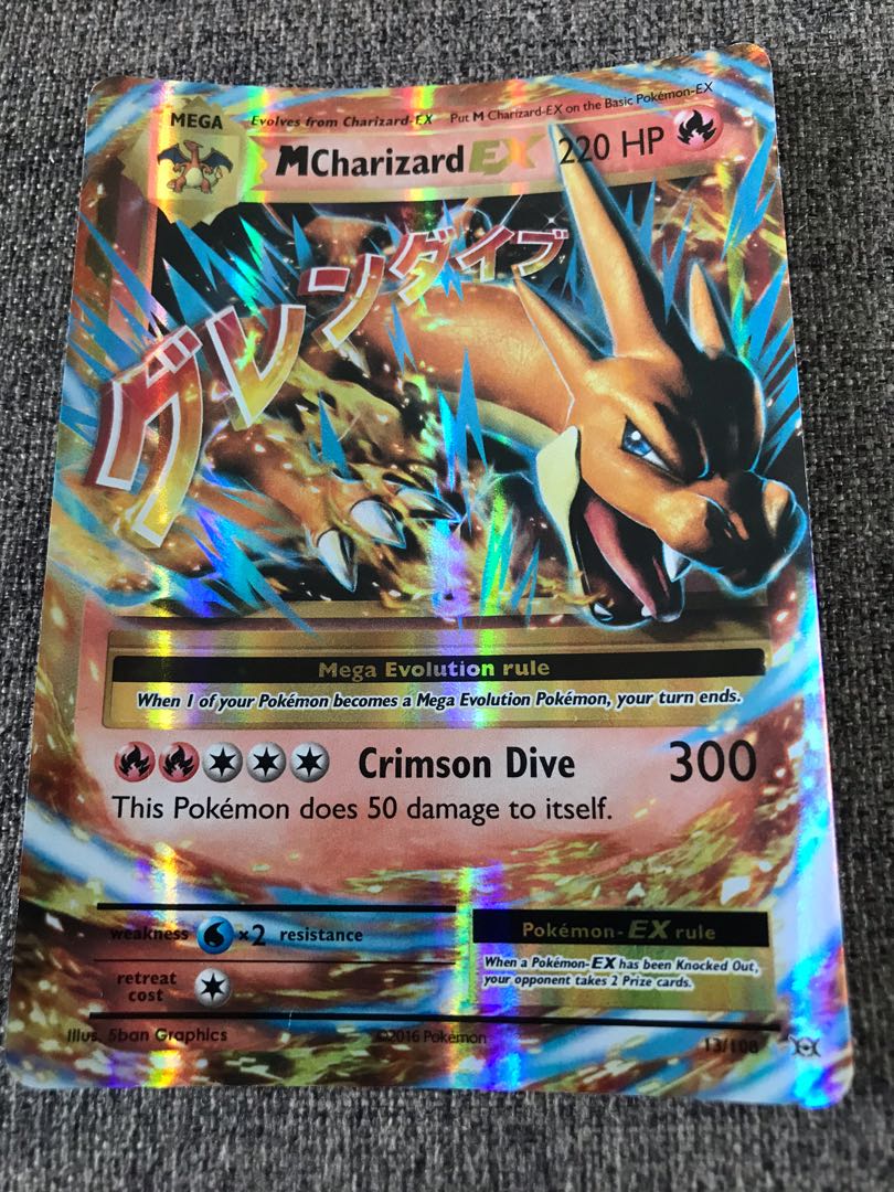 Pokemon Mega Charizard EX evolutions, Hobbies & Toys, Toys & Games on ...