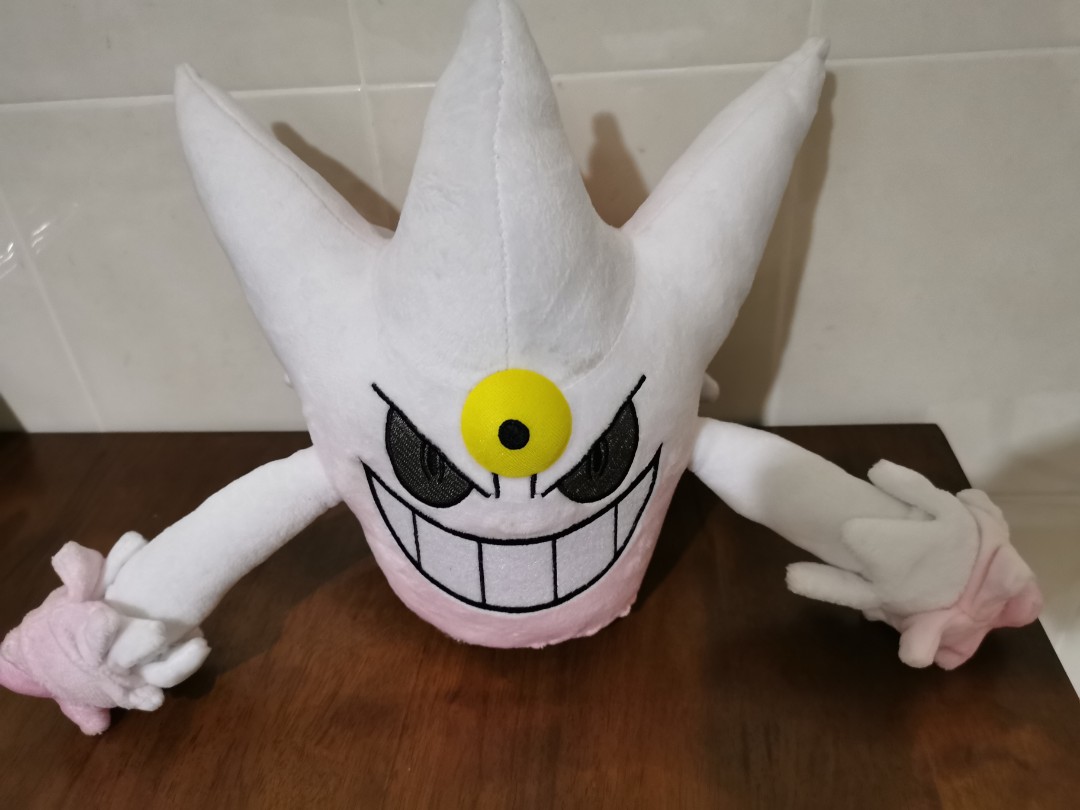 Pokemon Big Shiny Super Mage Gengar Plush Soft Doll Toy Patung, Hobbies ...