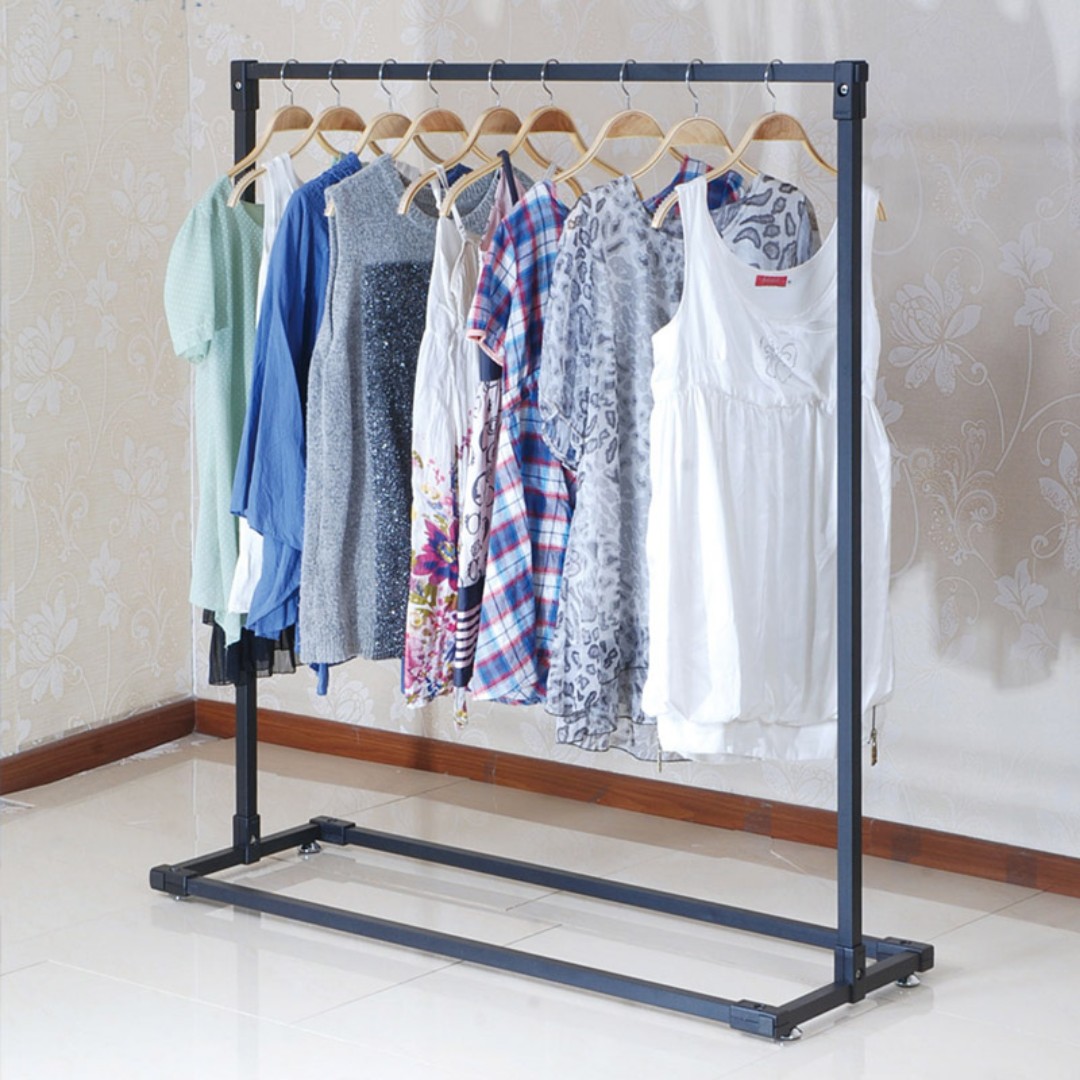 Reik Steel Stainless Display Gantry Bar Cloth Shelf Clothing Rack ...