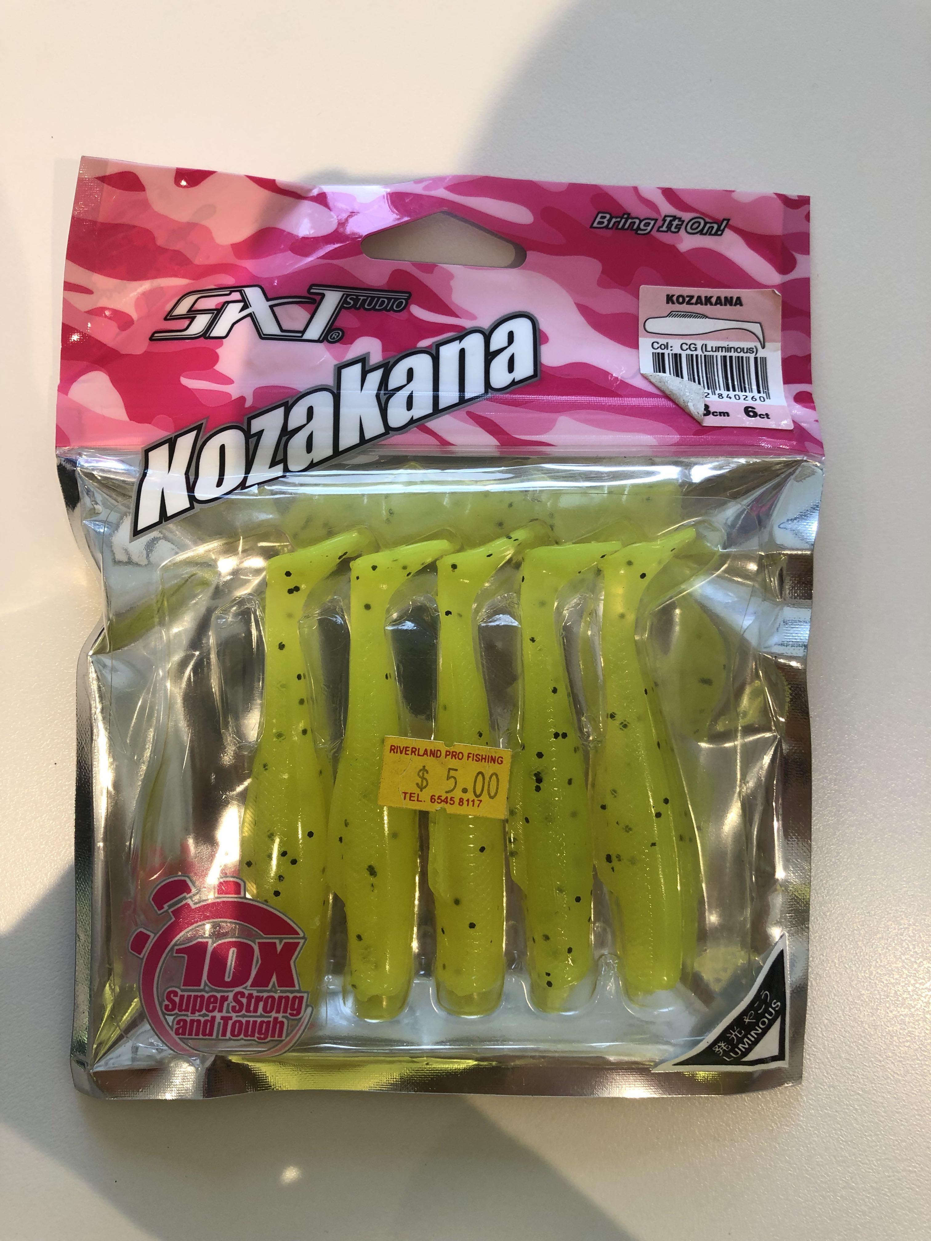 Salt Studio Kozakana Soft Lures, Sports Equipment, Fishing on Carousell