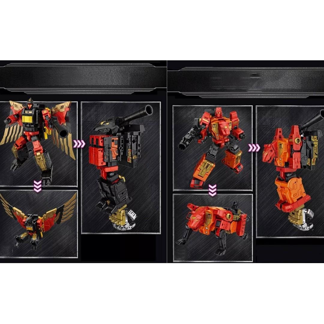 Transformers Sky Soarer Feral Rex Predacons Predaking Dinosaur Combiner ...