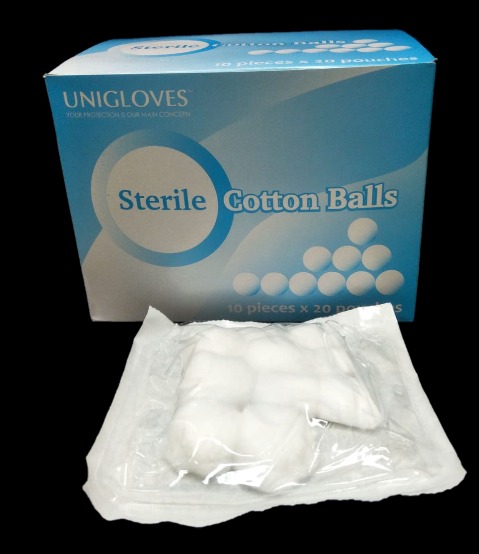 Unigloves Sterile Cotton Ball, Babies & Kids, Bathing & Changing, Baby ...