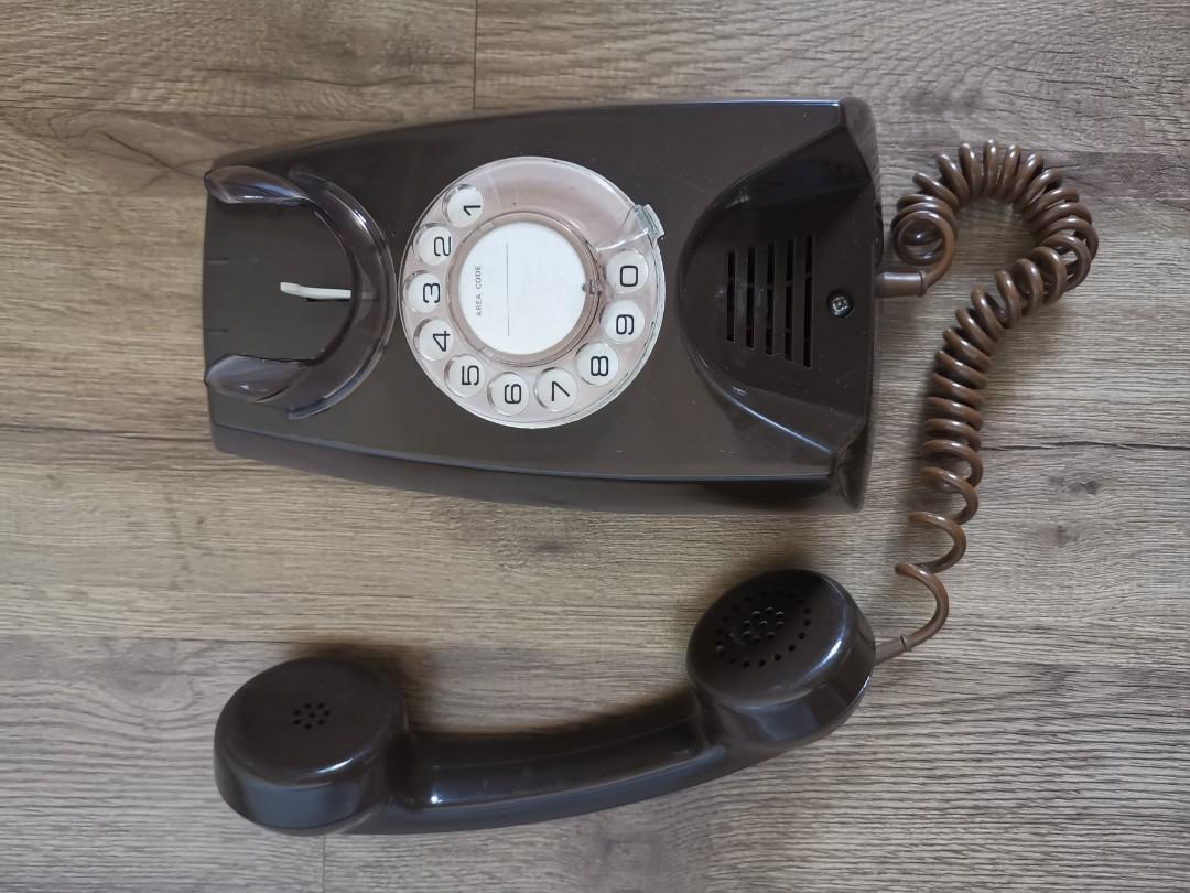 Vintage collectible wall hanging retro rotary phone from Australia ...