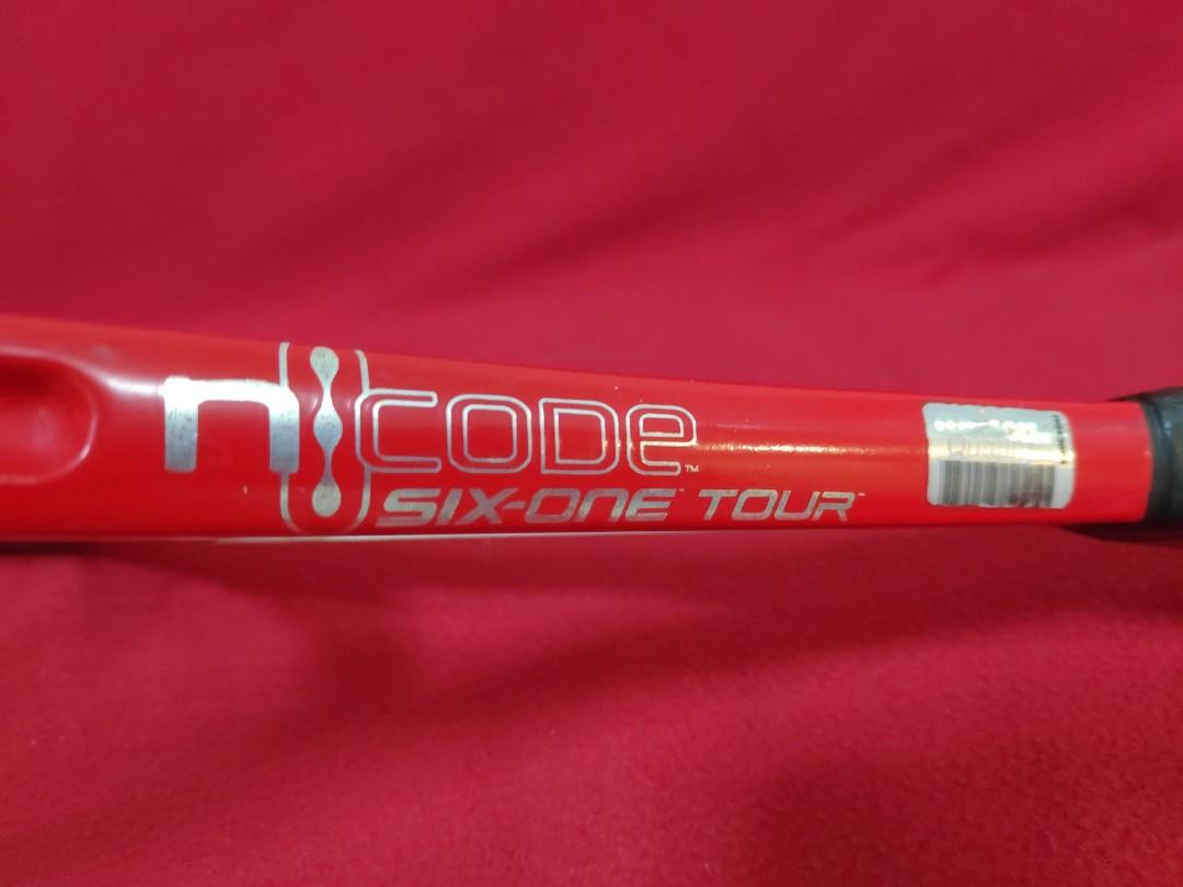 Wilson Pro Staff nCode Six One Tour Tennis Racket, Sports Equipment ...