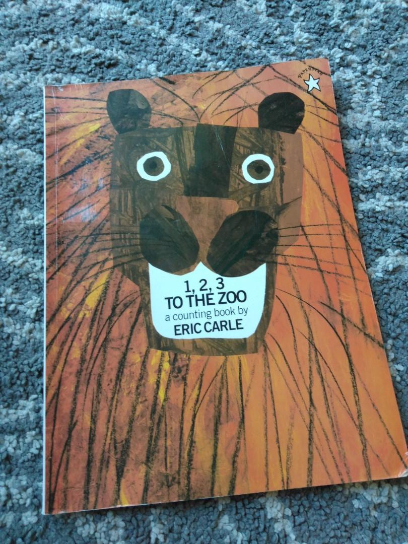 幼童數數目書 - 1,2,3 To The Zoo, 興趣及遊戲, 書本 & 文具, 兒童書籍 - Carousell