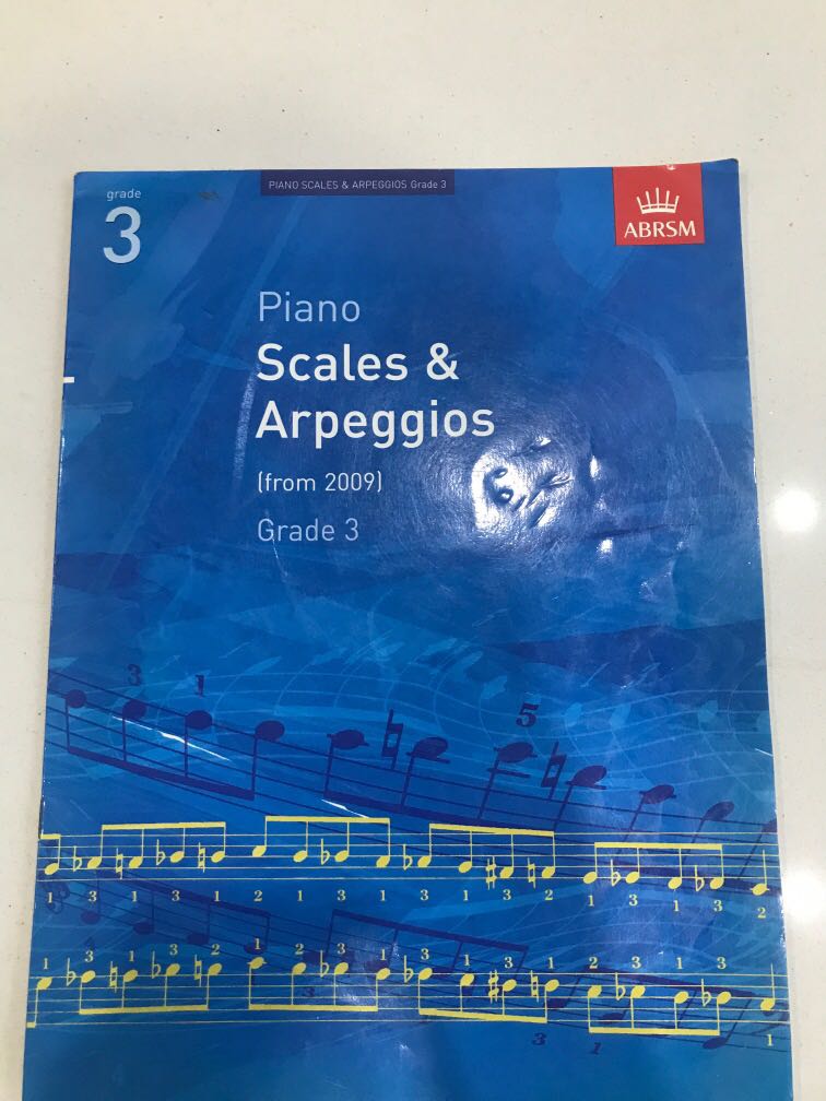 Abrsm piano scales & apreggios from 2009 grade 3, Music & Media, Music ...
