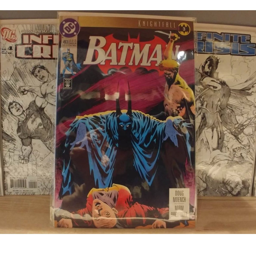 Batman Knightfall Batman (1940) # 493, Hobbies & Toys, Books ...