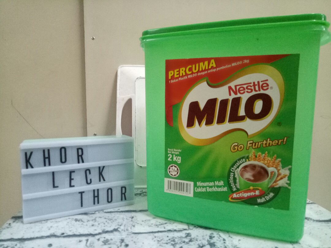 Bekas container milo, Furniture & Home Living, Home Decor, Vases ...