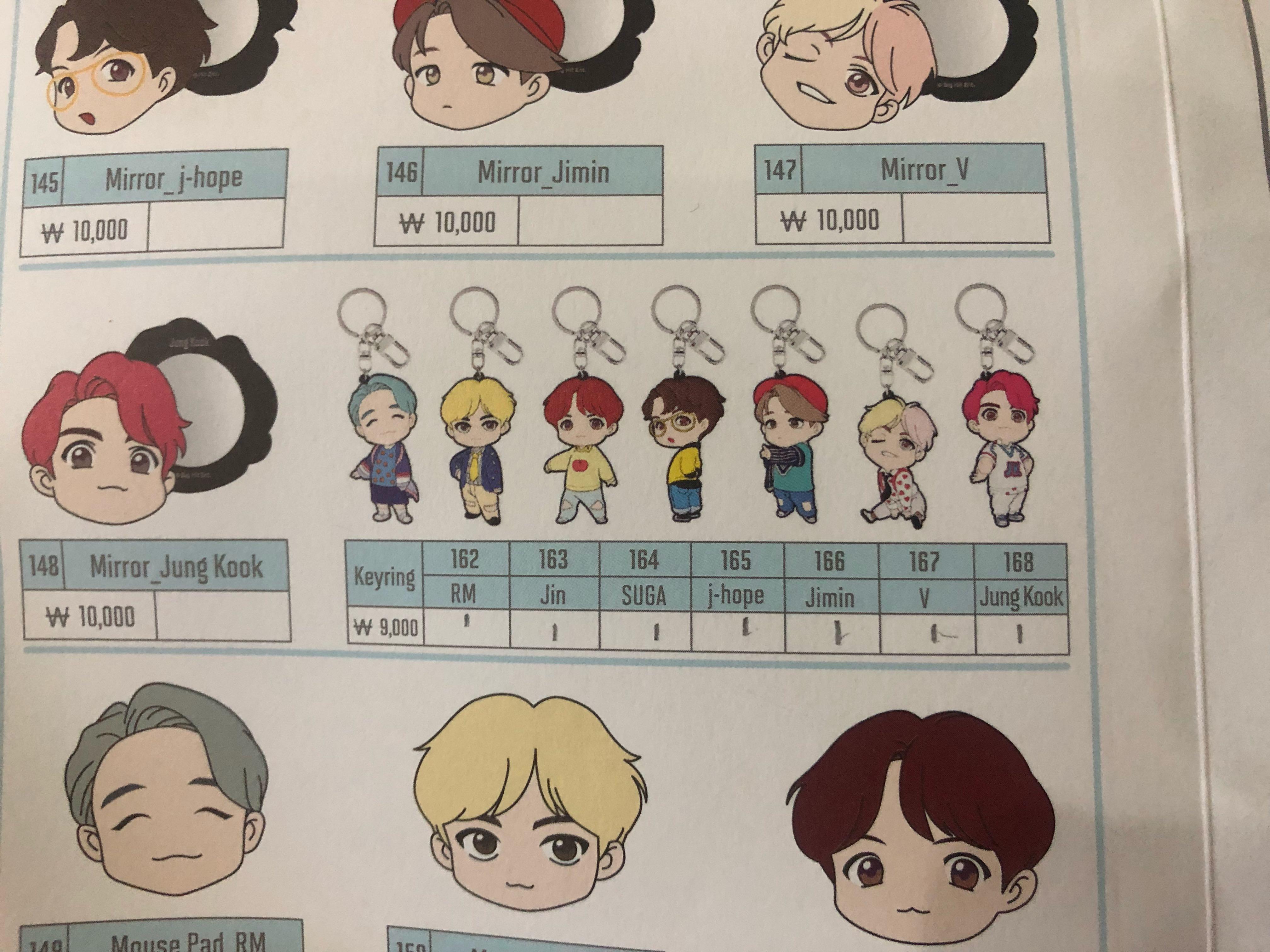 bts key ring from bts pop up store, Hobbies & Toys, Memorabilia ...