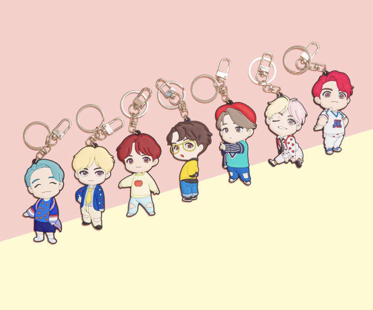 bts key ring from bts pop up store, Hobbies & Toys, Memorabilia ...