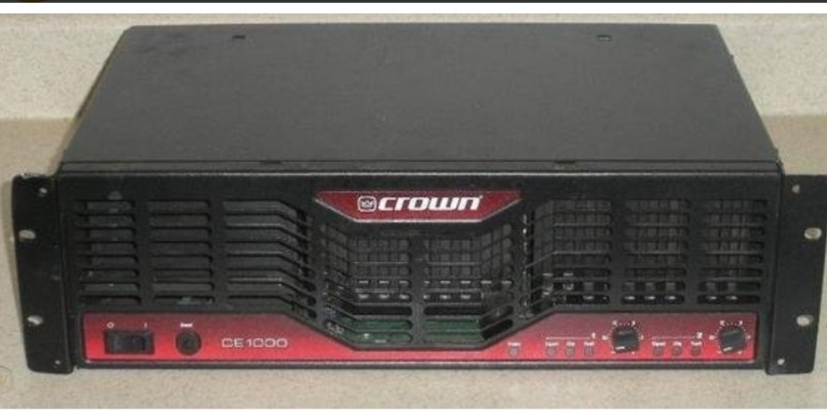 CROWN CE 1000 POWER AMPLIFIER, Audio, Other Audio Equipment on Carousell