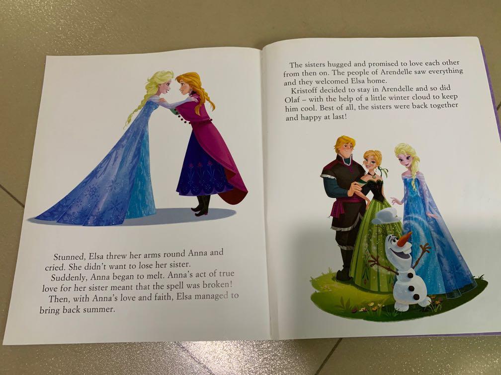 Disney Frozen Story Book, Hobbies & Toys, Books & Magazines, Fiction ...