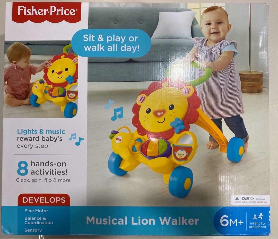 Fisher Price Musical Lion Walker, Babies & Kids, Infant Playtime on ...