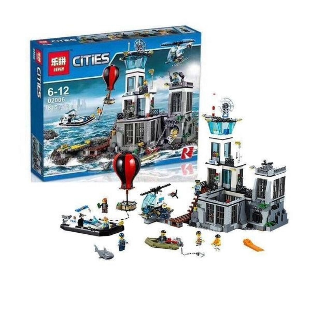 FREE DELIVERY Lepin The Lego Movie Prison Island Balloon Building House ...
