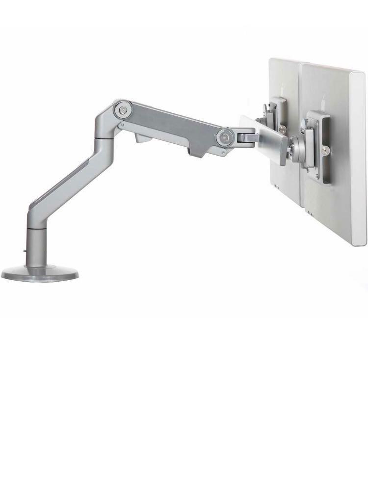 Humanscale M8 Articulating Dual Monitor Arm with Double Crossbar ...