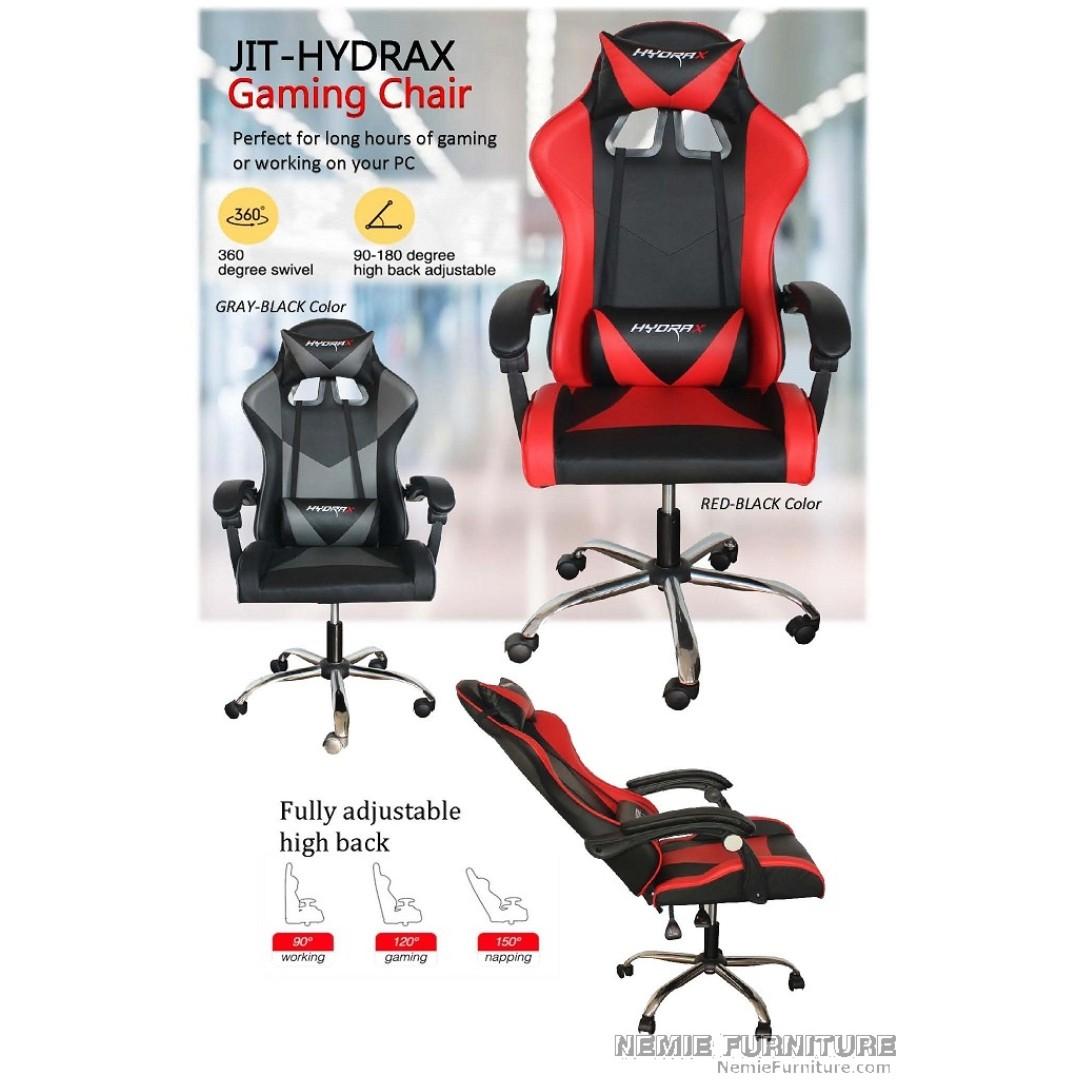 JIT Hydrax gaming chair, Furniture & Home Living, Furniture, Chairs on ...