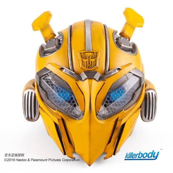 KillerBody Transformers : Bumblebee Movie - Bumblebee Voice Control Wearable Helmet (Official ...