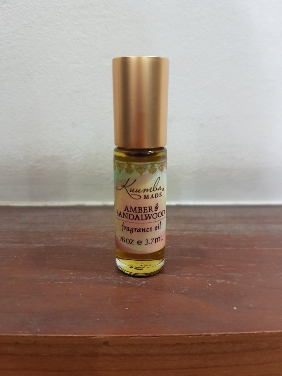 KUUMBA MADE AMBER SANDALWOOD (NATURAL PERFUME OIL), Beauty & Personal ...
