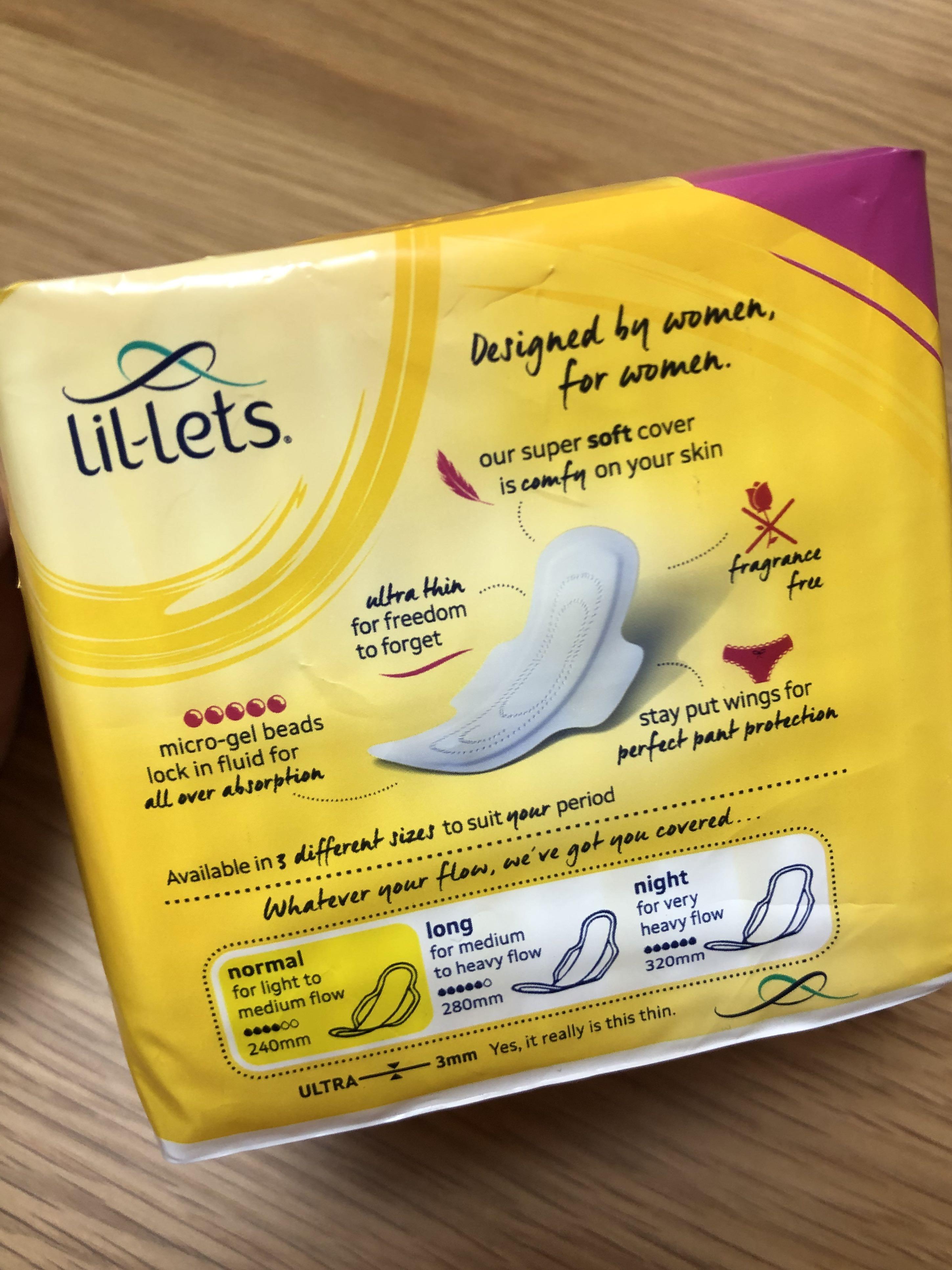 Lil-Lets Super Soft Sanitary Pads - Normal, Furniture & Home Living ...