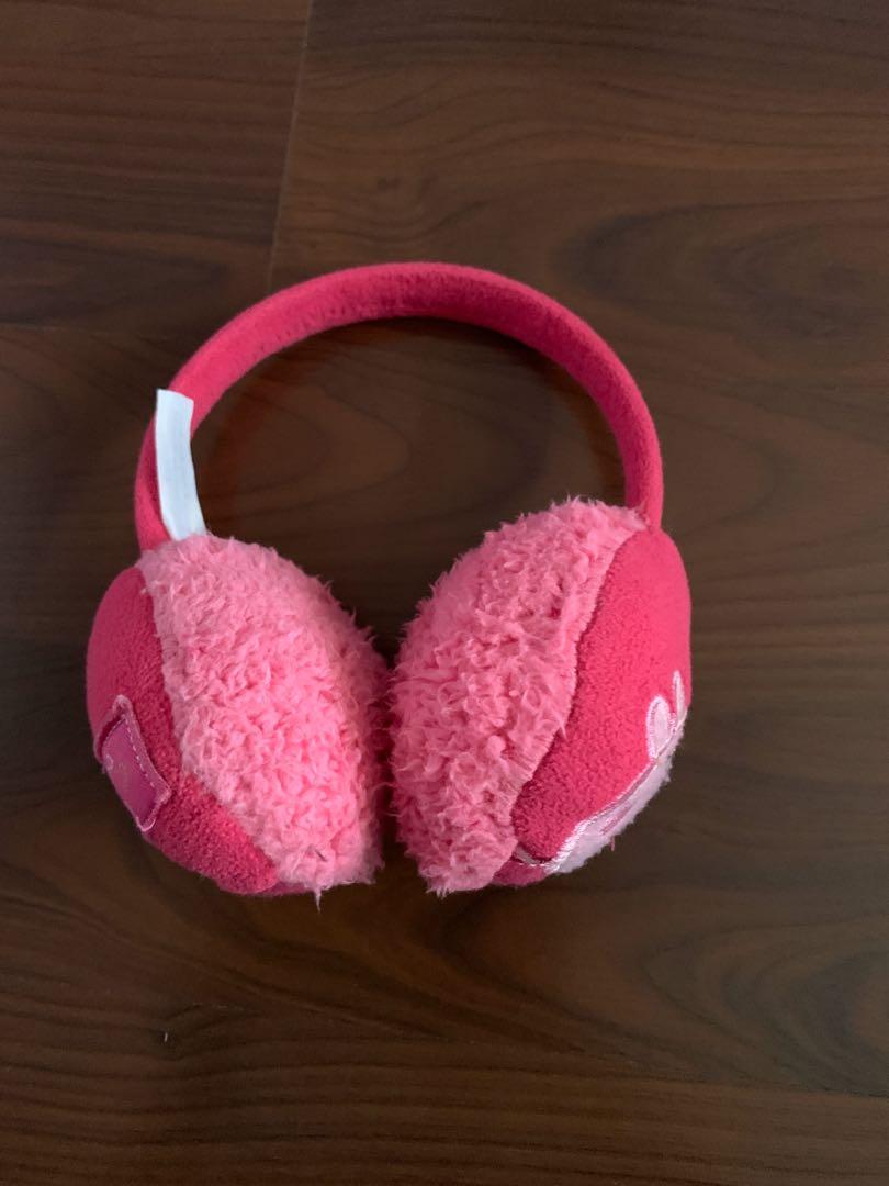 Little Girl Peppa Ping Ear Muffs, Babies & Kids, Babies & Kids Fashion ...