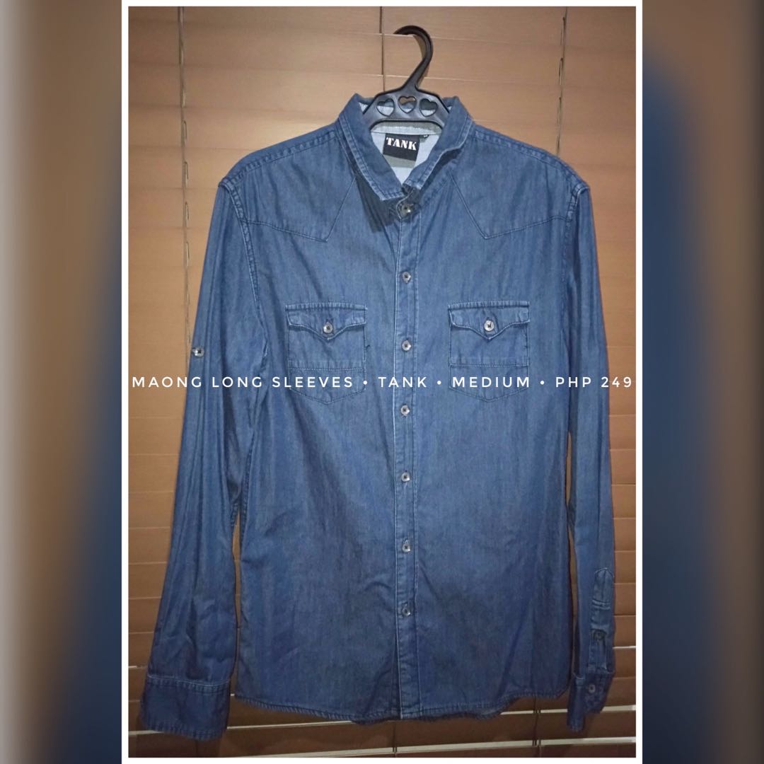 Maong Long Sleeves, Men's Fashion, Tops & Sets, Sleep and Loungewear on ...