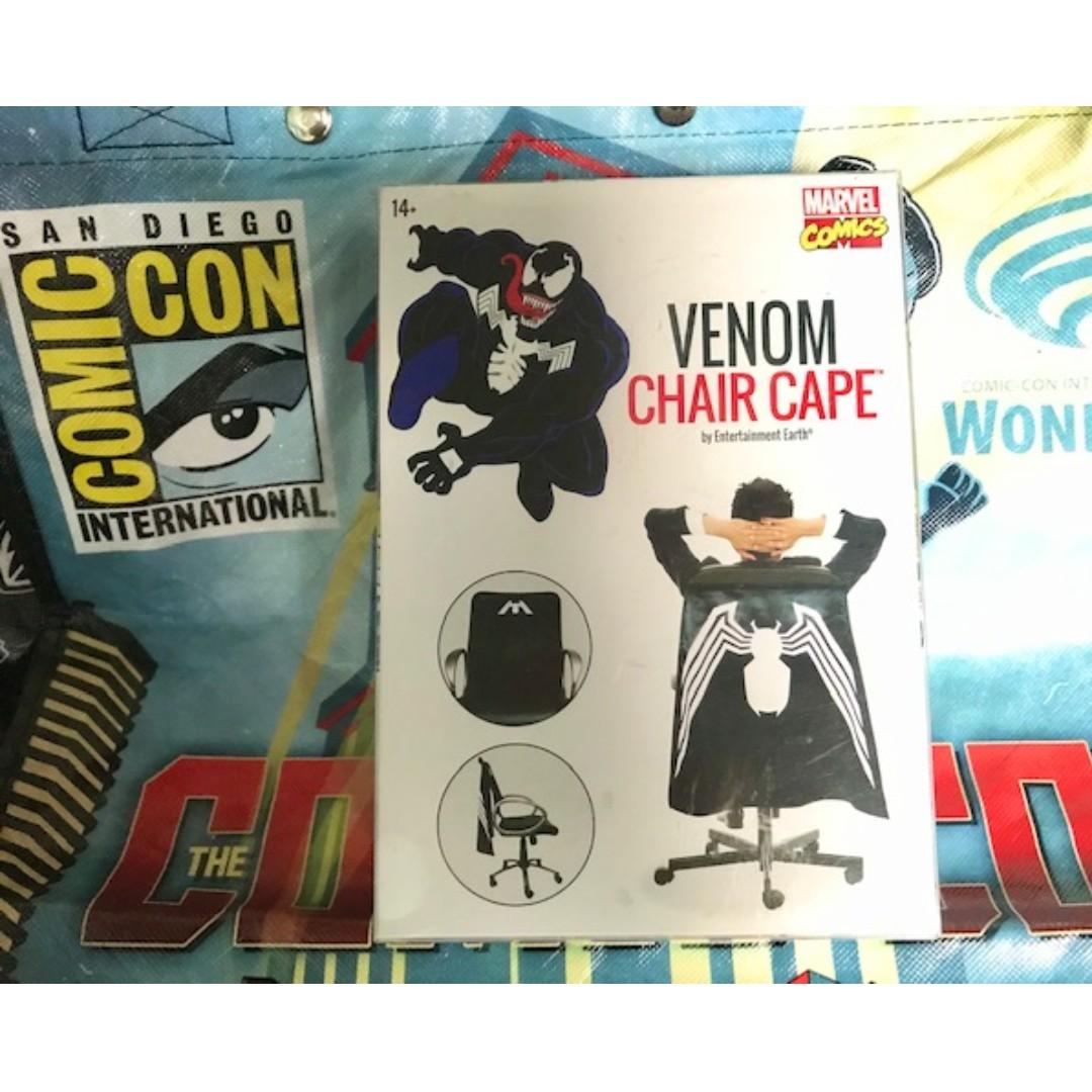 Marvel Comics Venom Chair Cape Collectible NIB $25 Cover, Hobbies ...