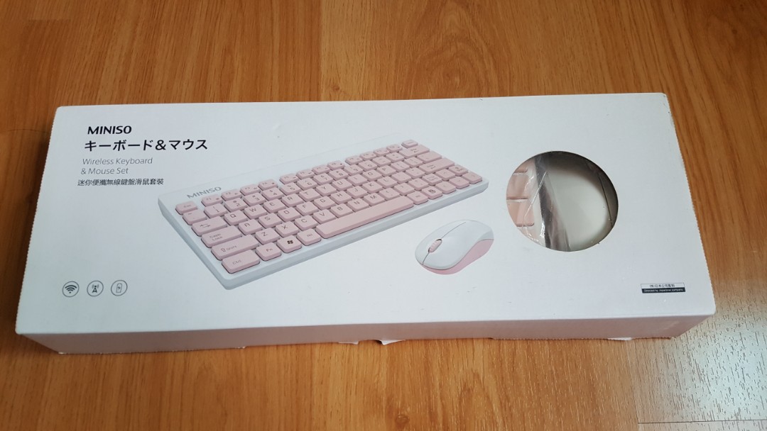 Miniso Wireless Keyboard ONLY, Computers & Tech, Parts & Accessories, Computer Keyboard on Carousell