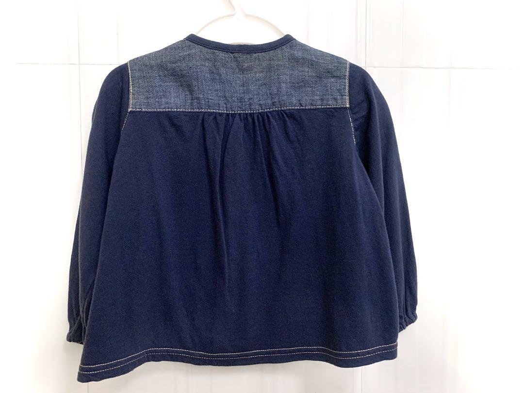 Muji girls top, Babies & Kids, Babies & Kids Fashion on Carousell