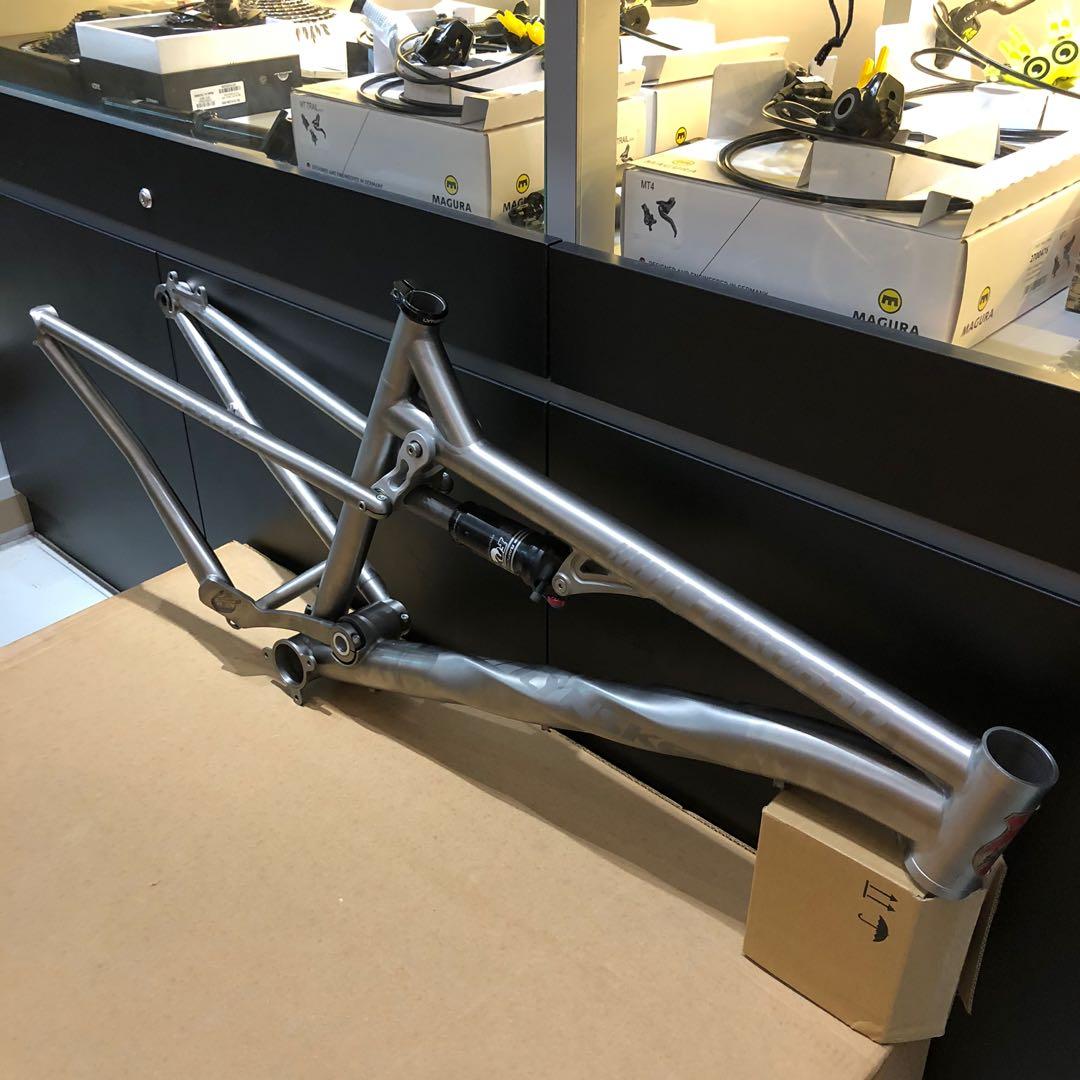 New: Lynskey FS Pro 650 Medium titanium full suspension frame, Bicycles ...