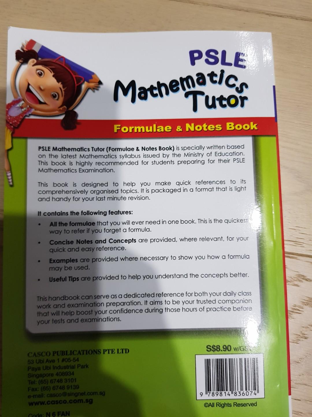 P6 Maths Formulae and Notes book, Hobbies & Toys, Books & Magazines ...