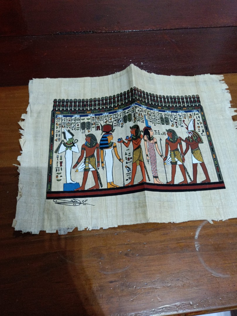 Papyrus from Cairo, Egypt, Everything Else on Carousell