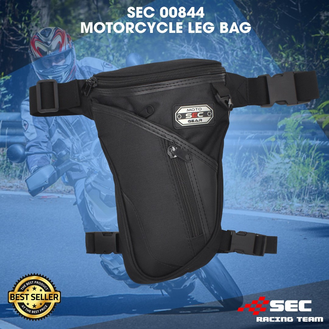 SEC Moto Motorcycle Scooter EBike Electric Bike Leg Waist Pack Belt ...