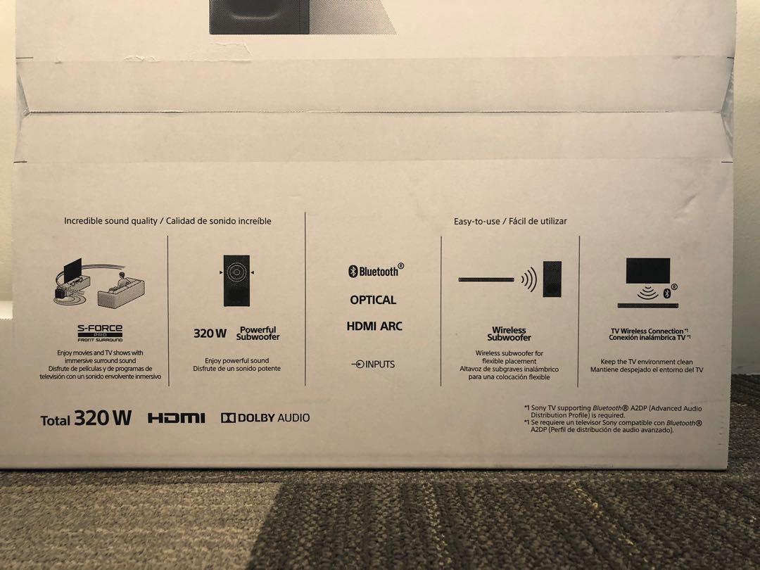 Sony sound bar, Audio, Soundbars, Speakers & Amplifiers on Carousell