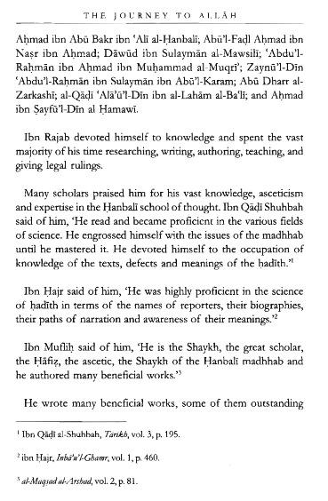 The Journey to Allah by Ibn Rajab Al Hanbali, Hobbies & Toys, Books & Magazines, Fiction & Non ...