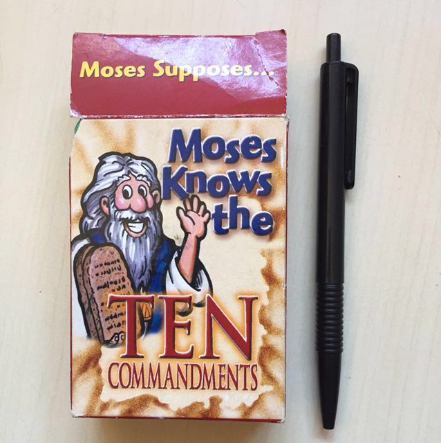 10 Commandments Card Game, Hobbies & Toys, Toys & Games on Carousell