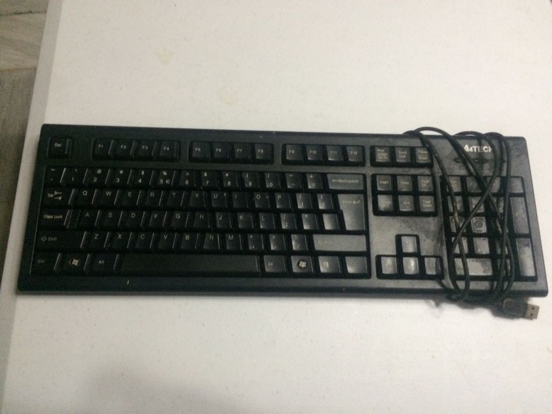 A4 Tech Keyboard, Computers & Tech, Parts & Accessories, Computer Keyboard on Carousell