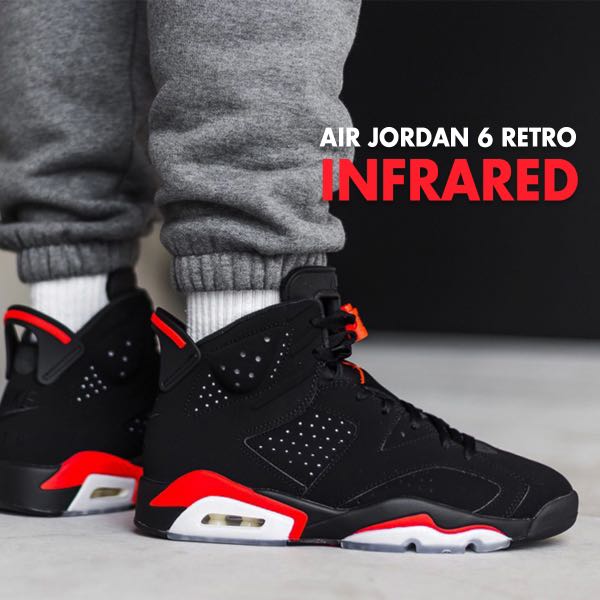 Air Jordan Infrared 6, Men's Fashion, Footwear, Sneakers on Carousell