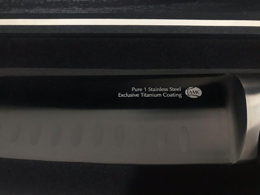 AMC Knife Titanium coated stainless steel , Hobbies & Toys, Stationery ...