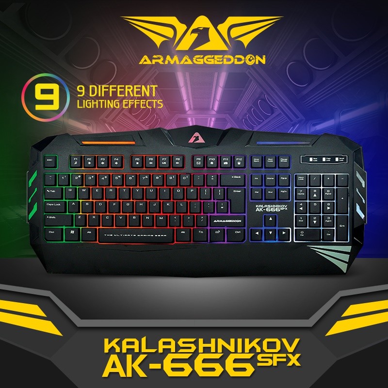 ARMAGGEDDON AK-666 SFX (KEYBOARD), Computers & Tech, Parts ...