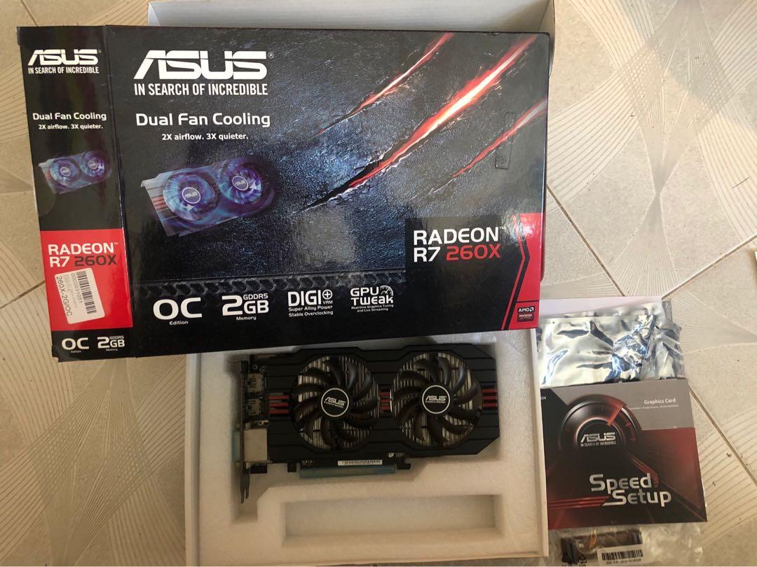 ASUS RADEON R7 260X/w 2GB GDDR5, 電腦＆科技, 手提電腦 - Carousell
