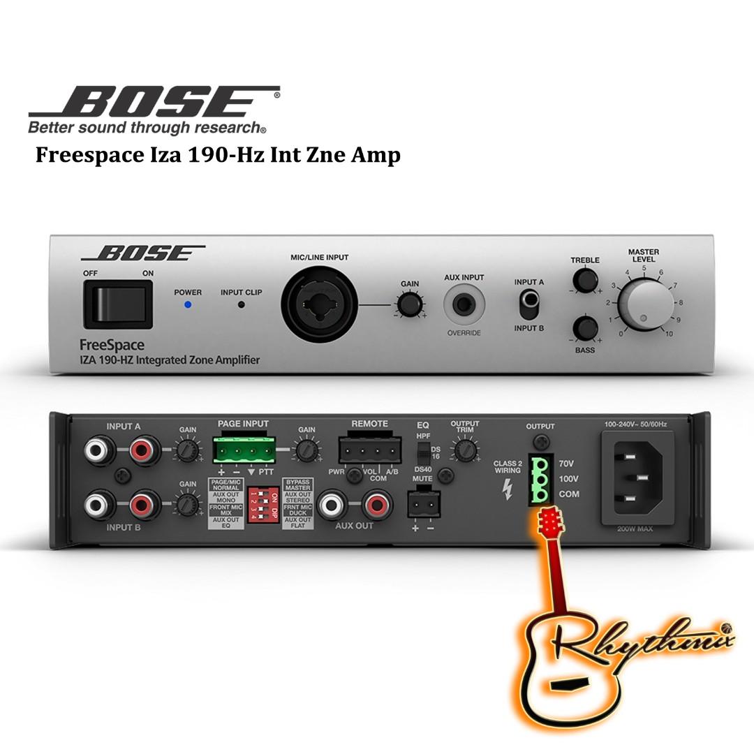 Bose Freespace Iza 190-Hz Int Zne Amp 230V Eu, Hobbies & Toys, Music & Media, CDs & DVDs on ...