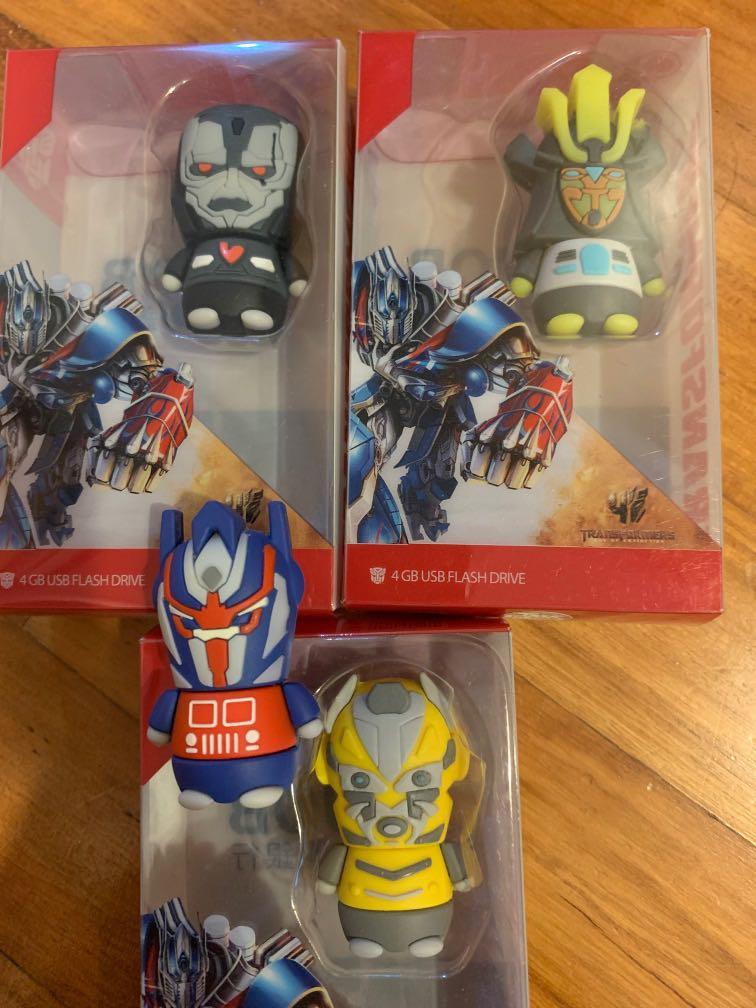 Collectable transformers USB sticks (4G), Hobbies & Toys, Toys & Games ...